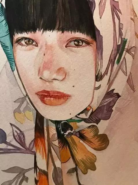 Japanese painter Reina Yamada takes the beauty of watercolor to the ...