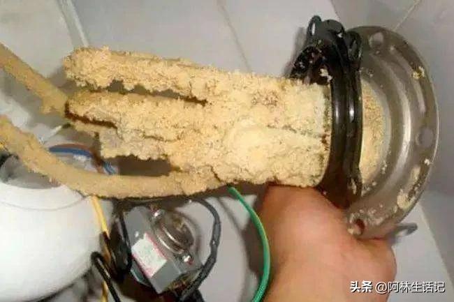 The hot water from the electric water heater is yellow, what is the ...