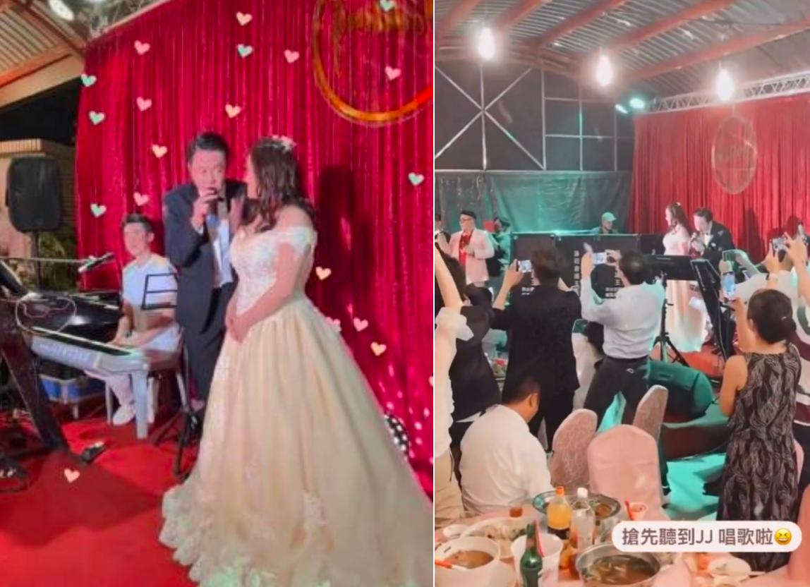 JJ Lin attends his brother's second marriage!Sitting in the corner to ...