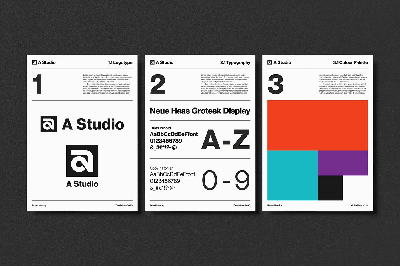 VI brand design: "simplified excellence" - A Studio graphic studio ...