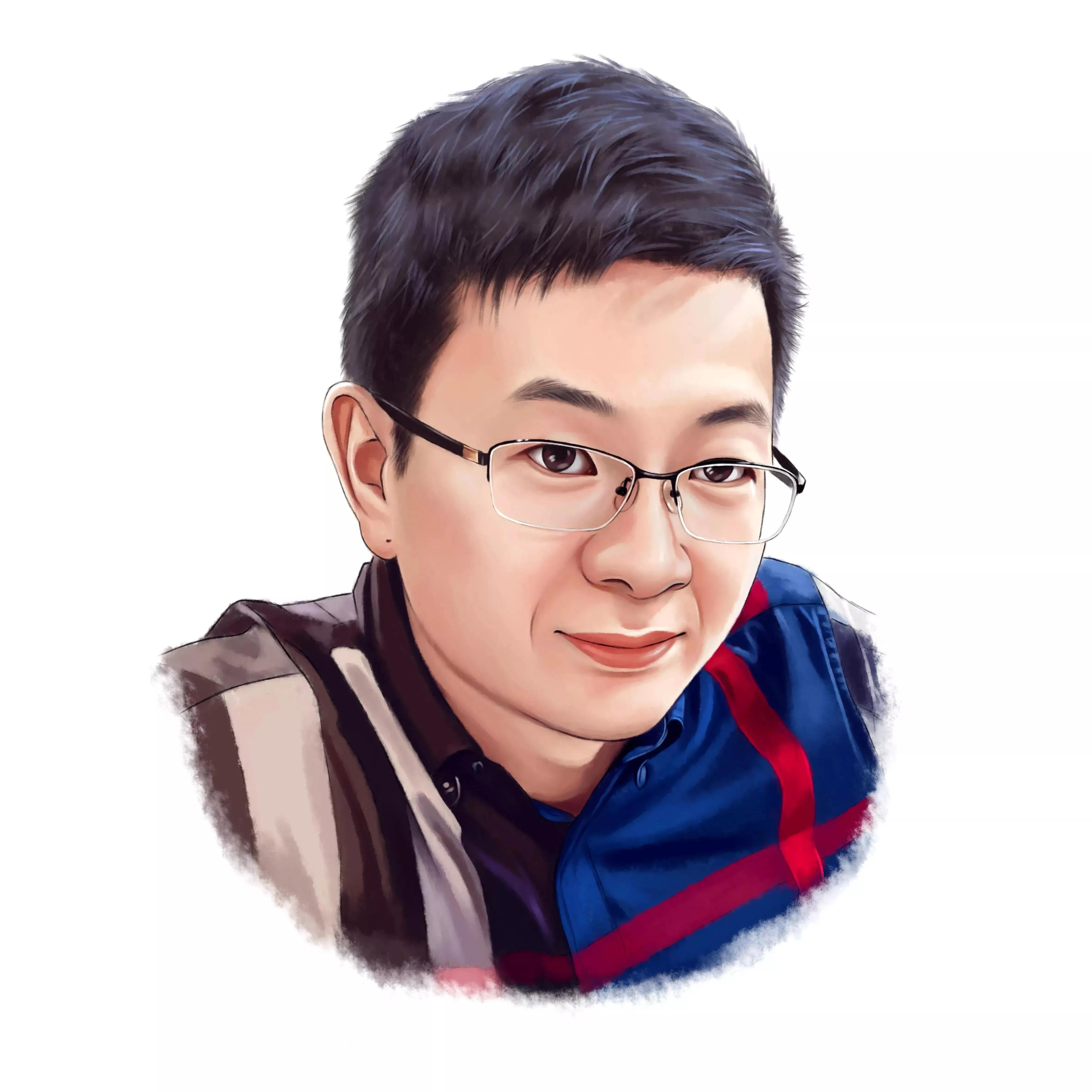 Men's avatar design, such a realistic hand-painted avatar, do you like ...