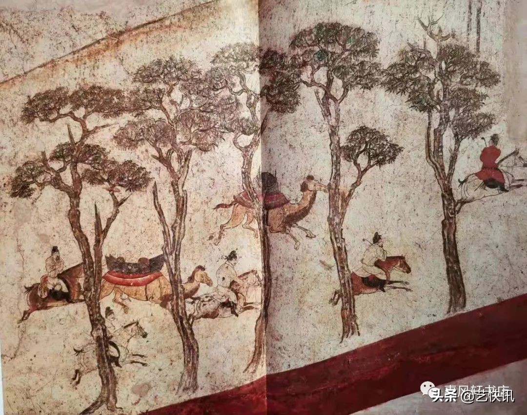 The true display of the paintings in the prosperous Tang Dynasty on the ...