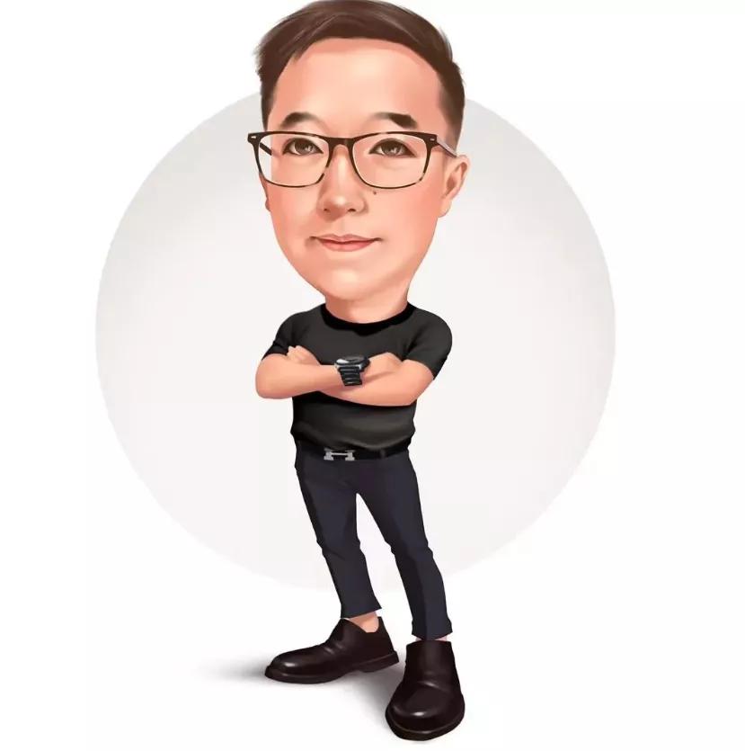 It's time to change your avatar. The handsome and handsome hand-painted ...