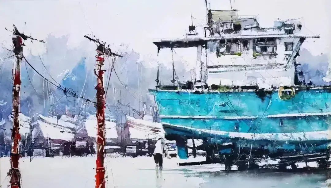 Appreciation of the watercolour landscape paintings of Italian painter ...