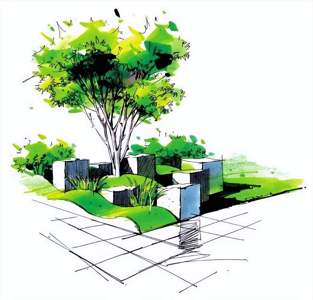 How to draw a landscape by hand?very detailed information - iNEWS