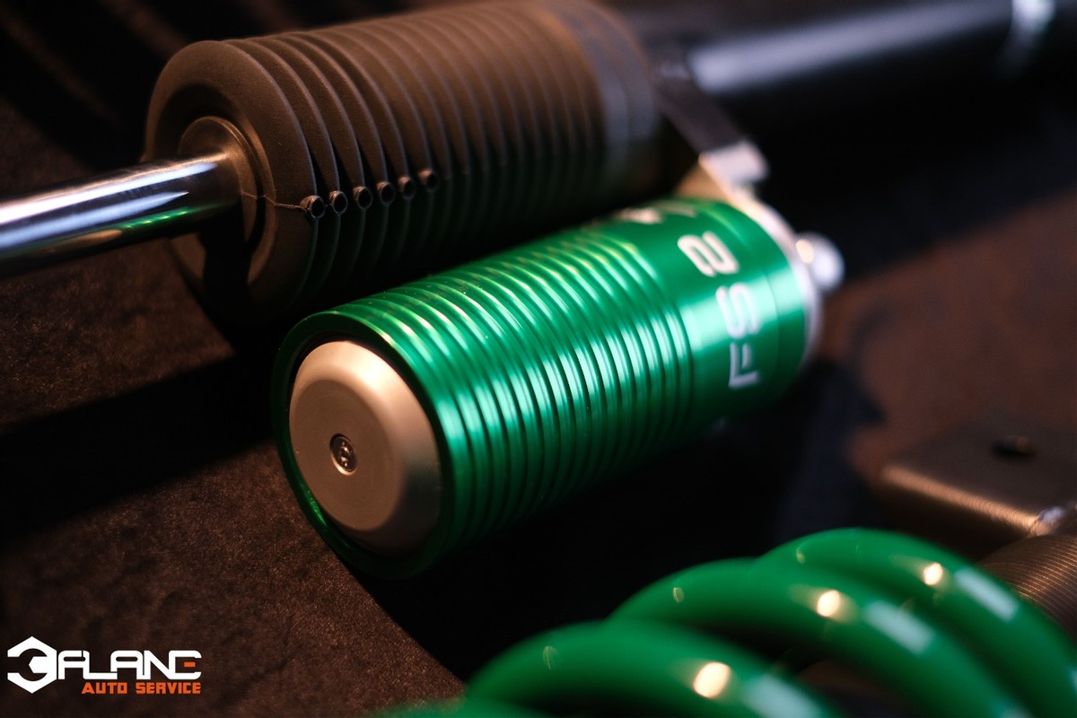 Shocked!TEIN's world's first FS2 2way coilover shock absorber was first installed in Guangzhou ...