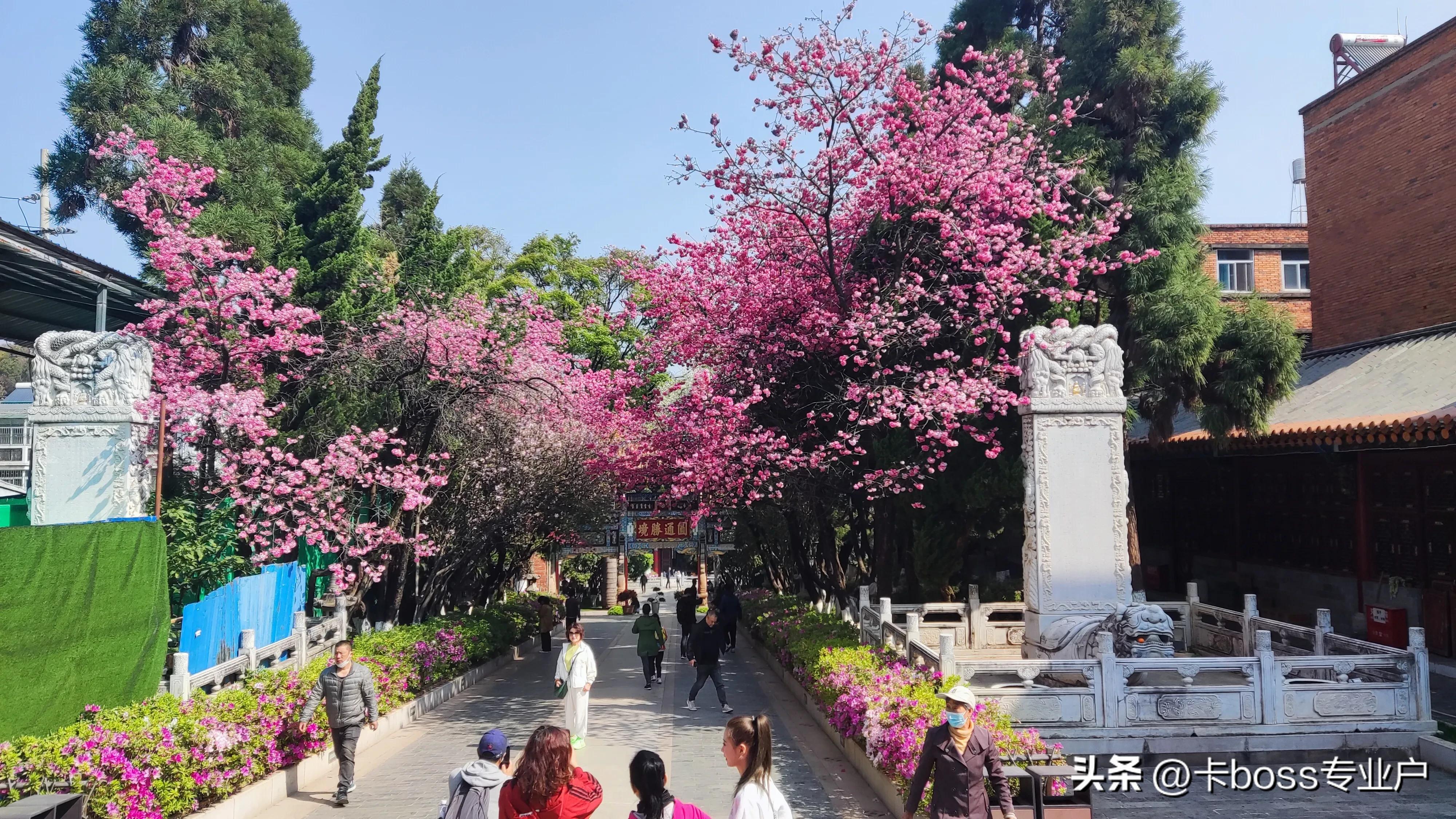 The Yuantong Temple in Kunming, which was built in the Tang Dynasty ...