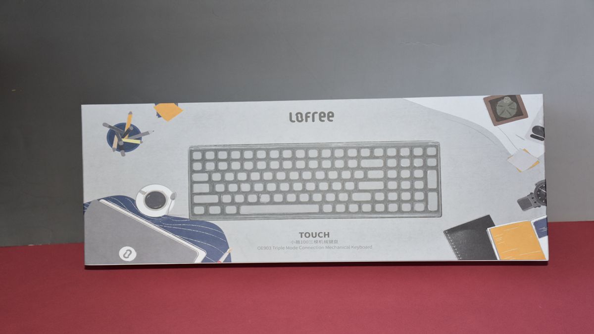 Lofree Luofei Xiaoqiao cement gray keyboard hands-on experience: a high ...