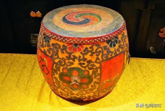 The Tibetan skin drum is mysterious and cruel. It is made from the back ...