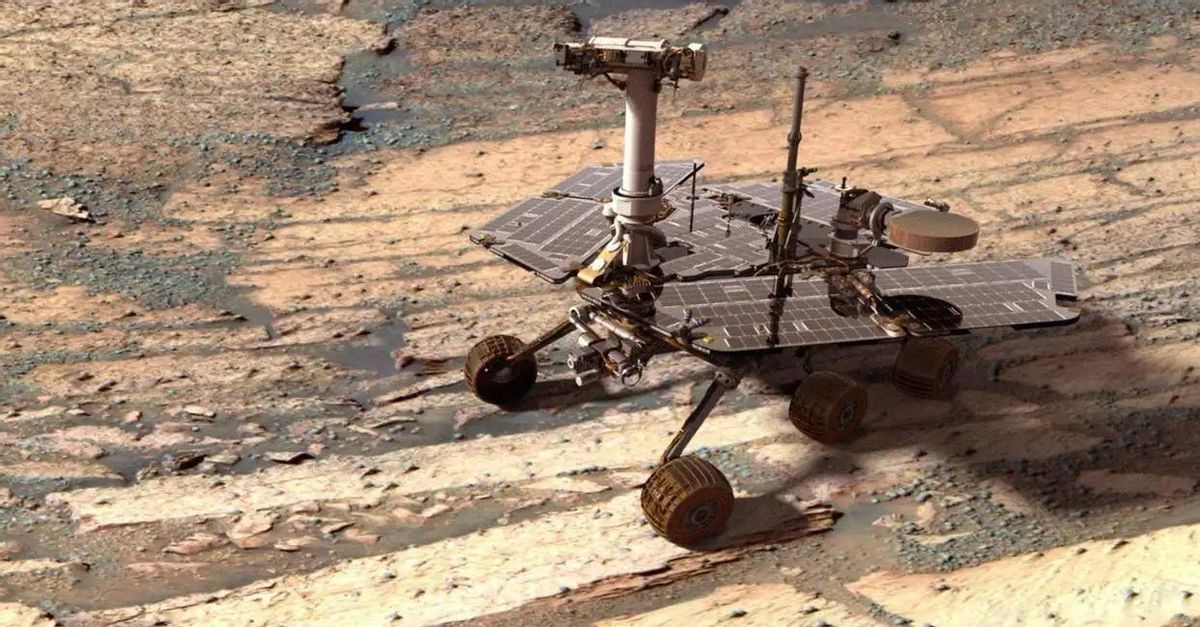 Shock!Up to 7000 kilograms of garbage on the surface of Mars!Will it ...