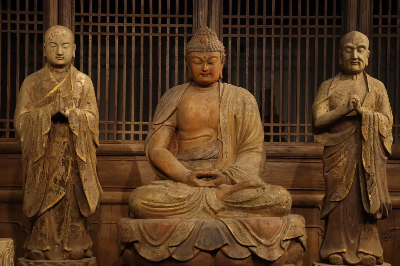 One Buddha Two Disciples: Shakyamuni Buddha and Ananda Kassapa the Lord ...