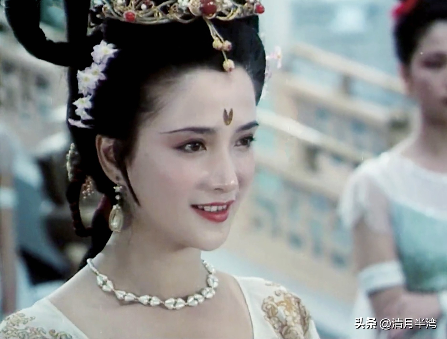 In the old days, 10 Chinese-style classical beauties with round beads ...