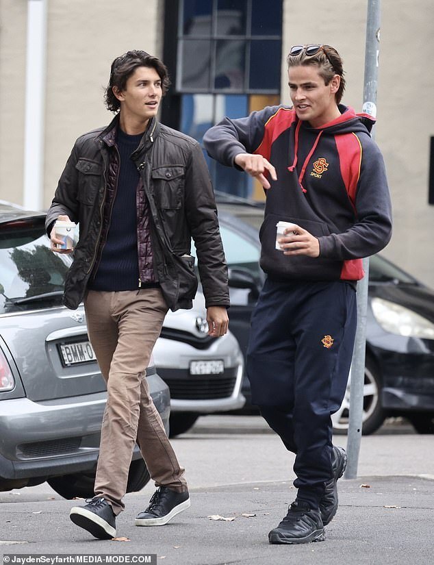 The 23-year-old Danish male model Prince made his first appearance ...