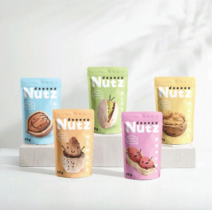 Happy Nut Packaging Design with Nuts Easily Peeled - iNEWS