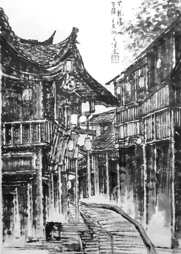 Appreciation of contemporary painter Zhang Wenjian's sketches of ...