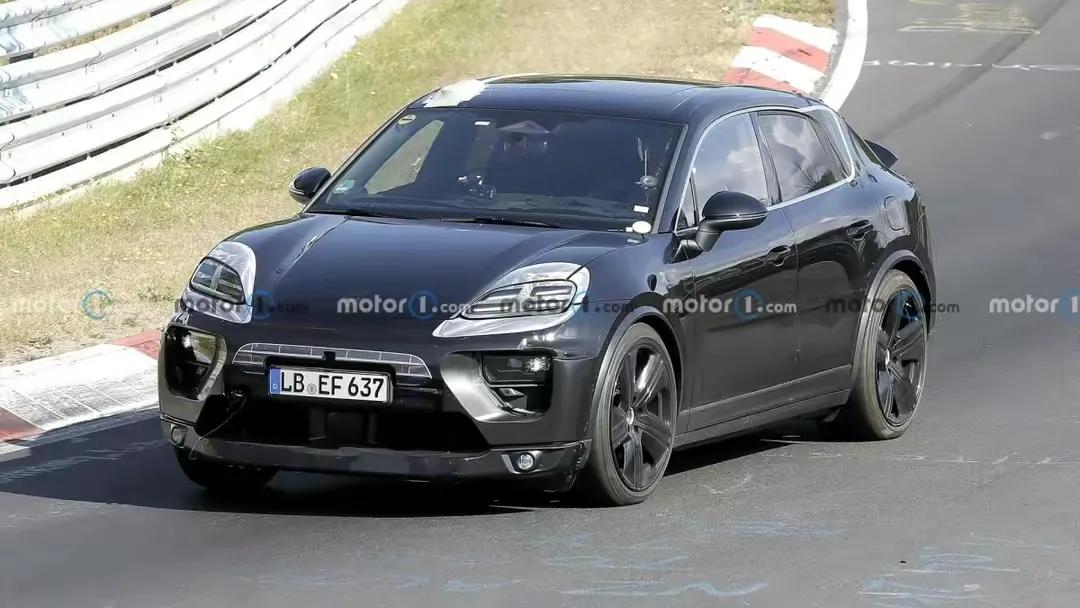 Porsche's new Macan EV exposed, with automatic opening and closing rear ...