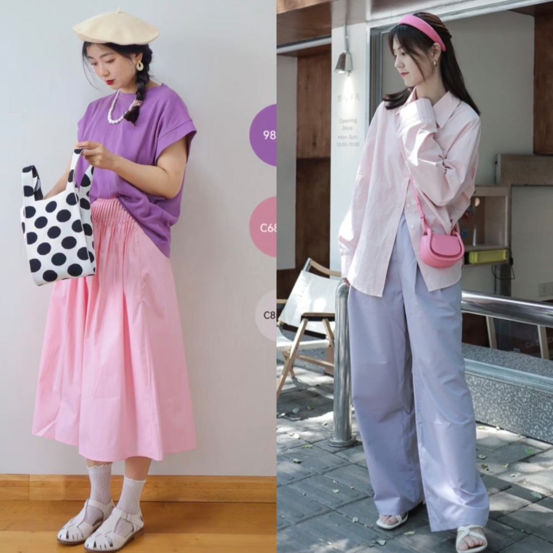 What color clothes look good with taro purple? What skin color is taro ...