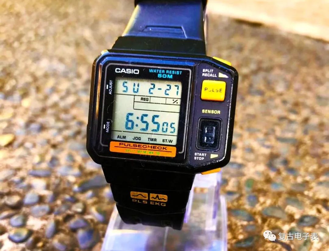 Casio's first pulse sensor watch in the 1980s - casio jp100 - iNEWS