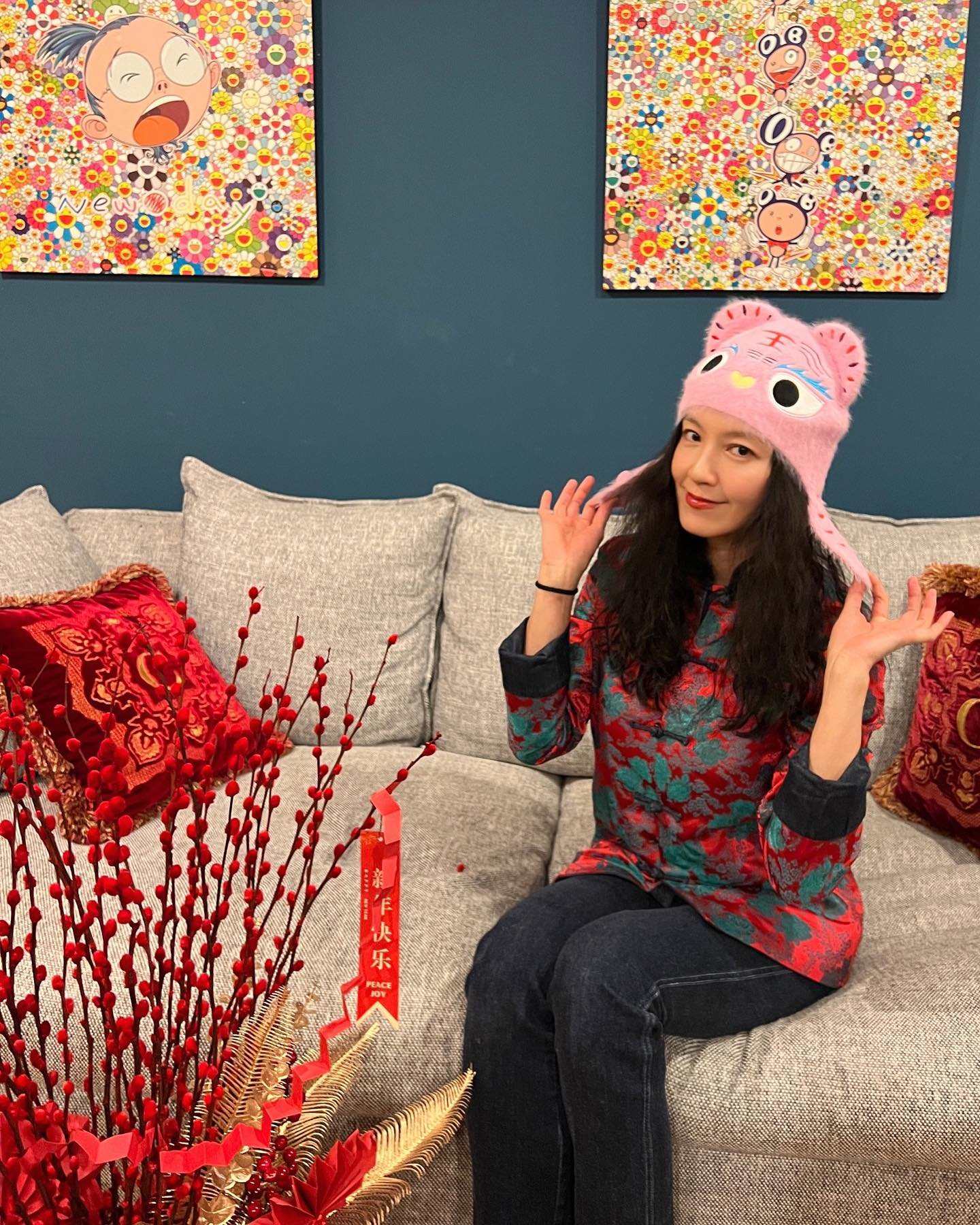 Well-known actress Lin Xilei took a recent photo, 46-year-old looks ...