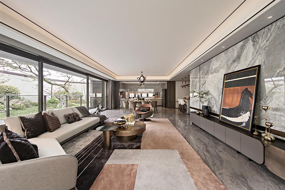 Wu Wenli: 300㎡ elegant and luxurious mansion, secluded in the east, in ...