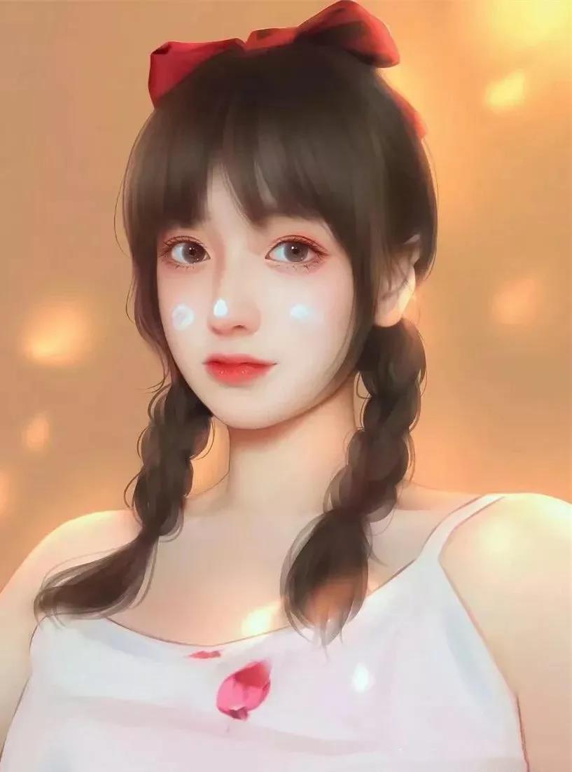 Pure and beautiful girl head portrait, full of youthful memories - iNEWS