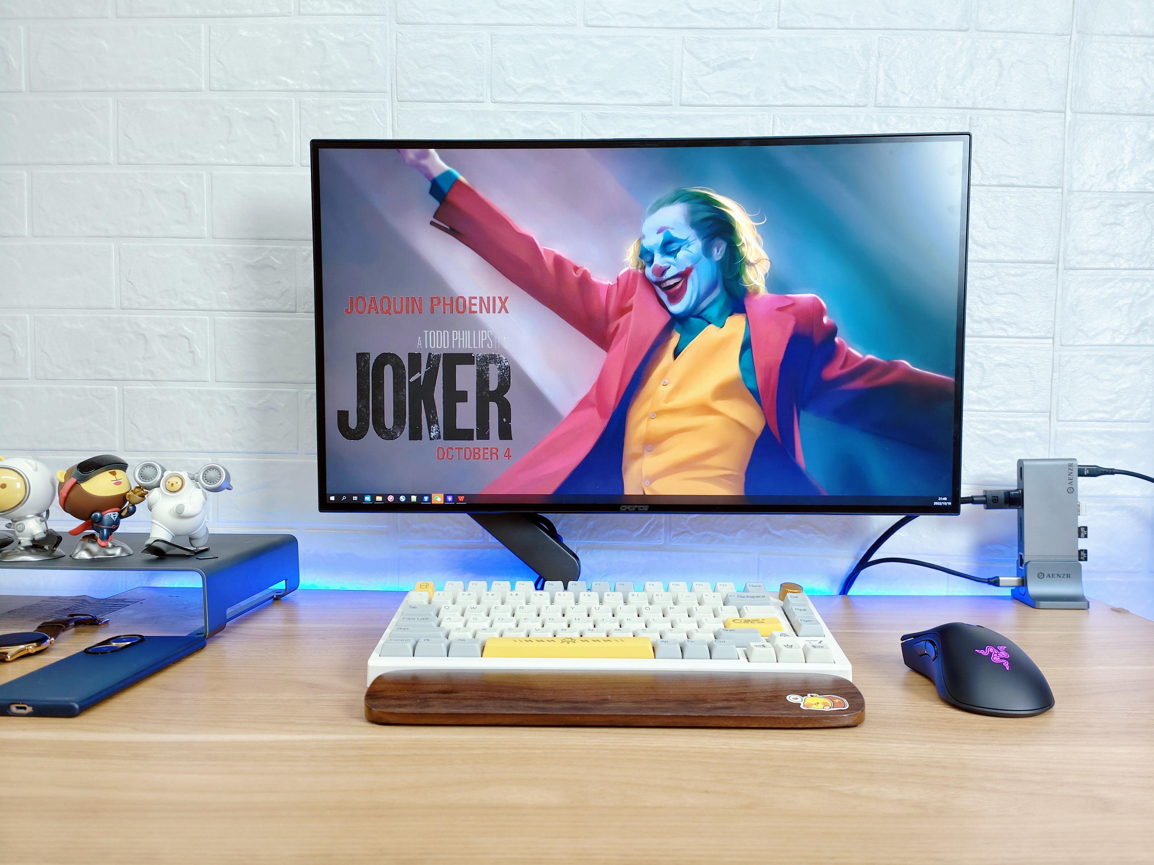 One-finger control, hovering in seconds, the AOC AM400 monitor stand ...