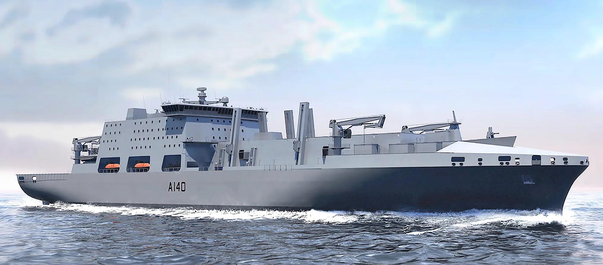 The Royal Navy is about to build 3 nurses—FSS oil solid cargo supply ...