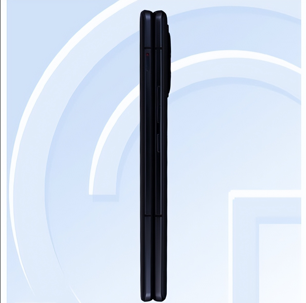 vivo x fold plus real photo exposure, vertical clamshell folding screen ...