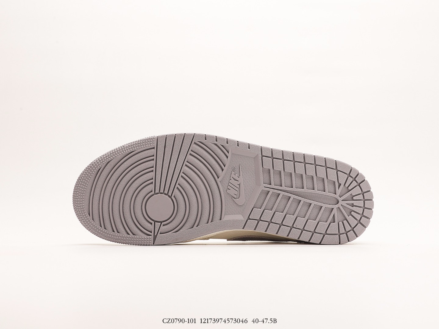 Timeless classic style - Nike Jordan AJ1 low top new hundred gray shoes ...