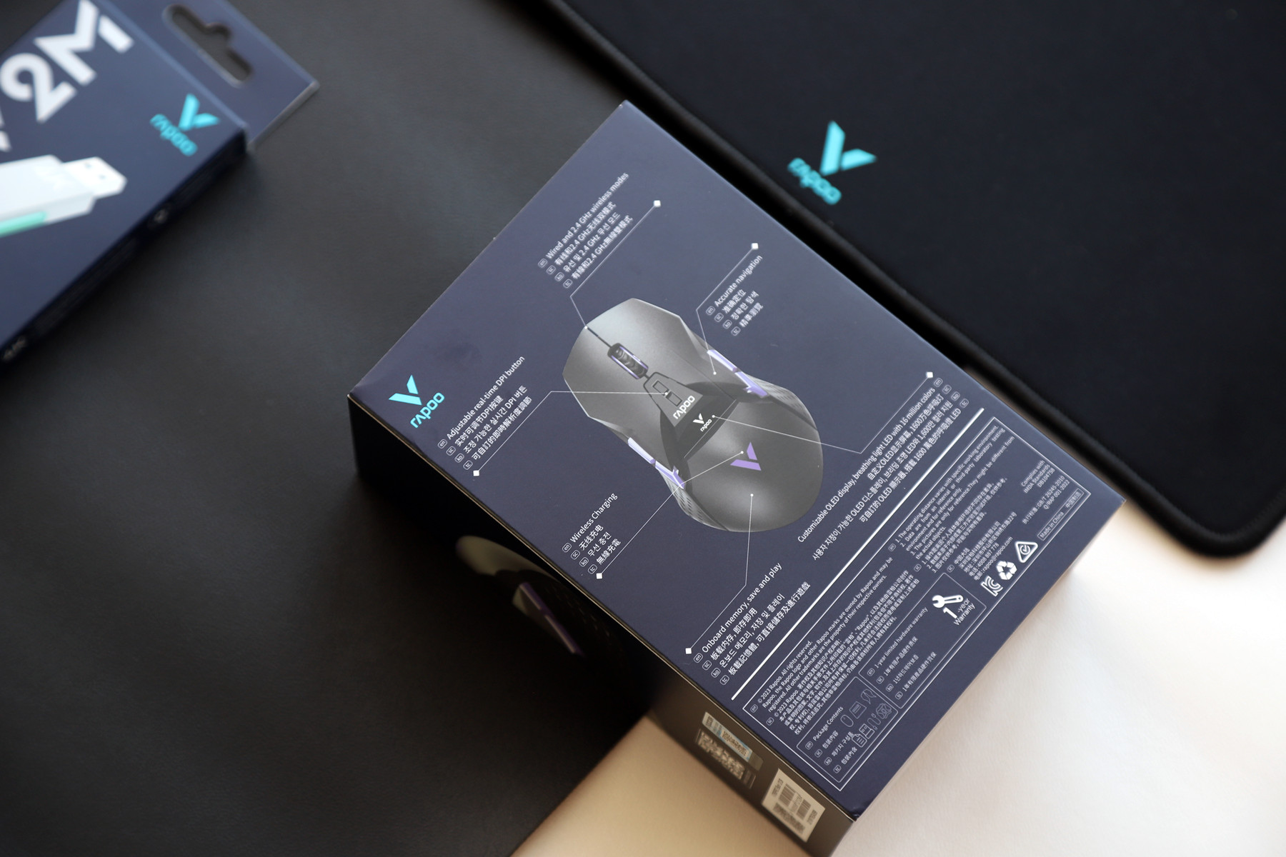 Standard configuration is high configuration, wireless charging with 4K, Rapoo VT950PRO wireless ...