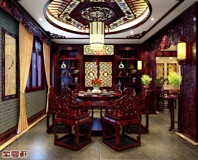 Classical Chinese-style decoration, vividly showing traditional Chinese ...