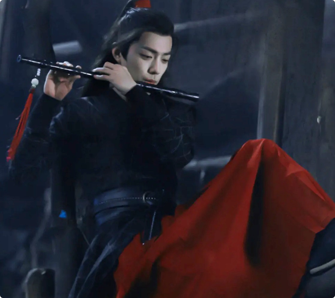 It is enough to play one "Wei Wuxian", but he has played 6 characters ...