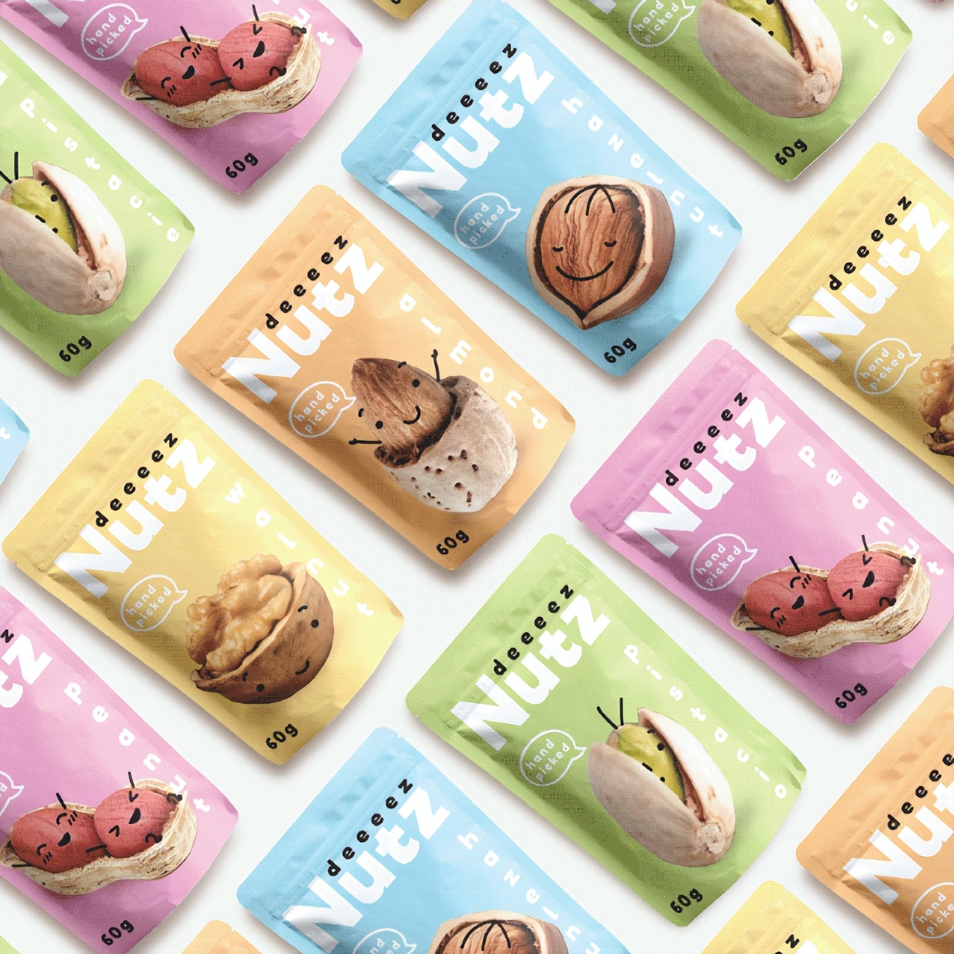 Happy Nut Packaging Design with Nuts Easily Peeled - iNEWS