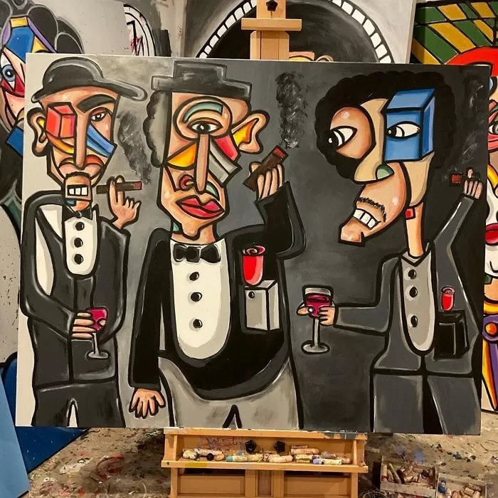 An 11-year-old painter known as "Little Picasso".Every piece is worth ...