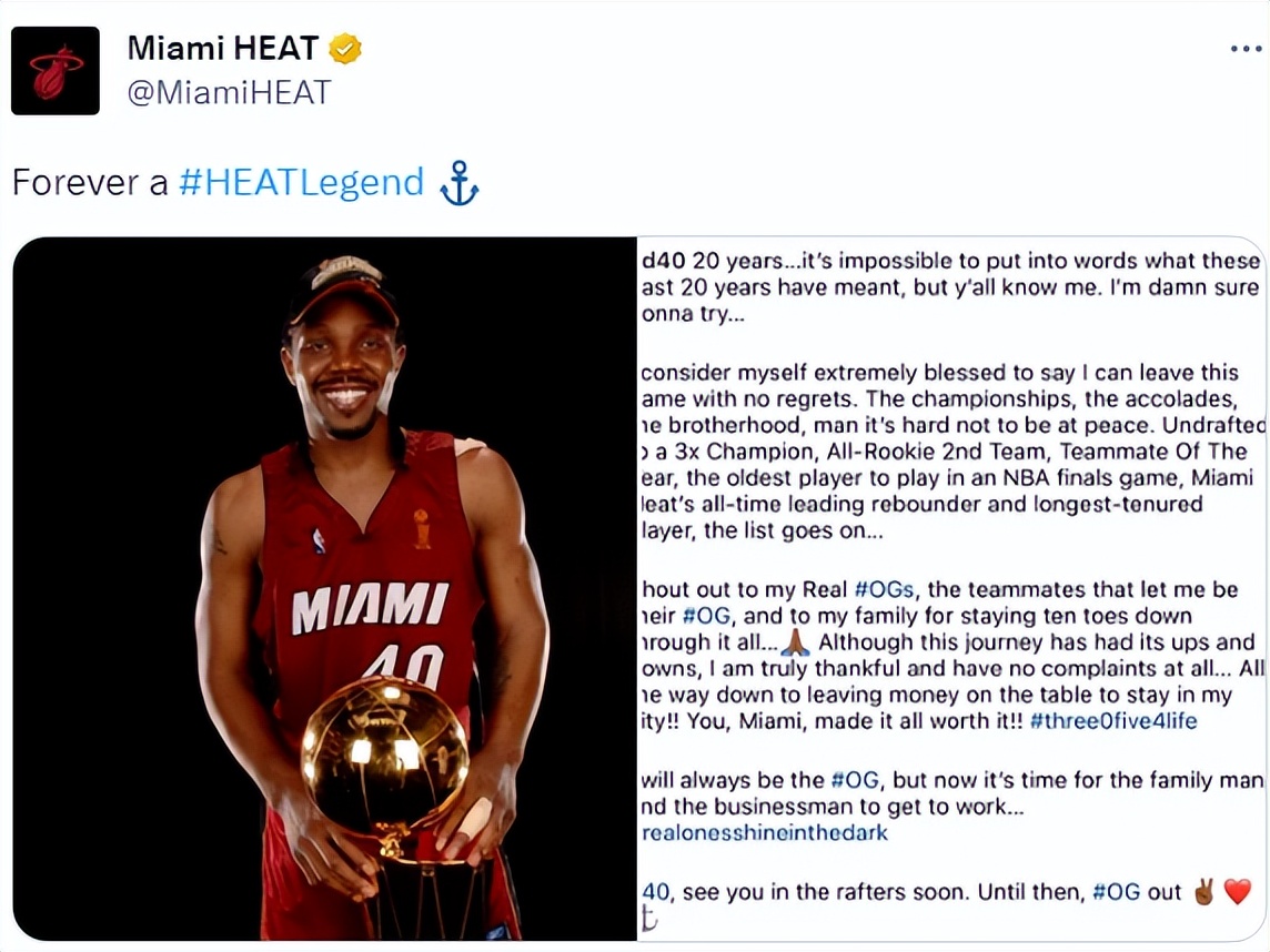 Undrafted and won three championships in the first team for 20 years ...