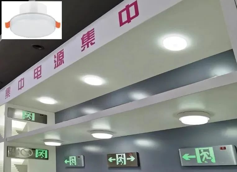 Live fire emergency lighting can be installed on the ceiling - iNEWS