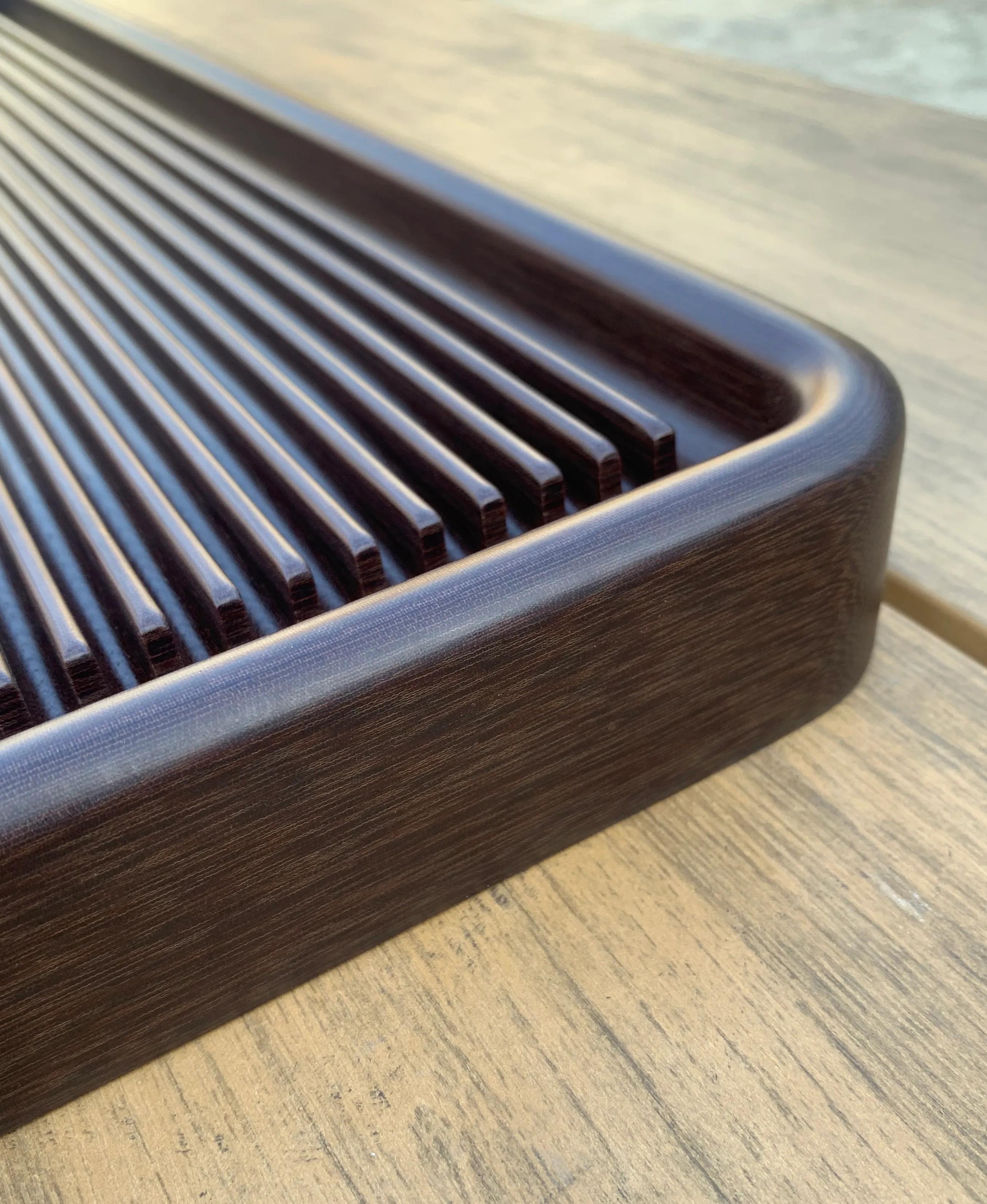 Breeze Elegant Bakelite Tea Tray - Ebony - iNEWS