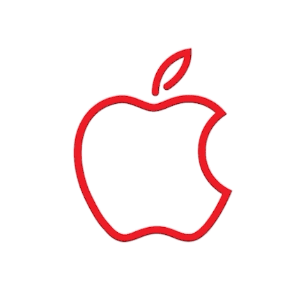 Apple LOGO is red - iNEWS