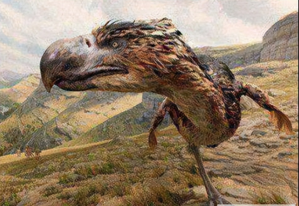 The largest bird in history, 3 meters tall and weighs 400 kilograms ...