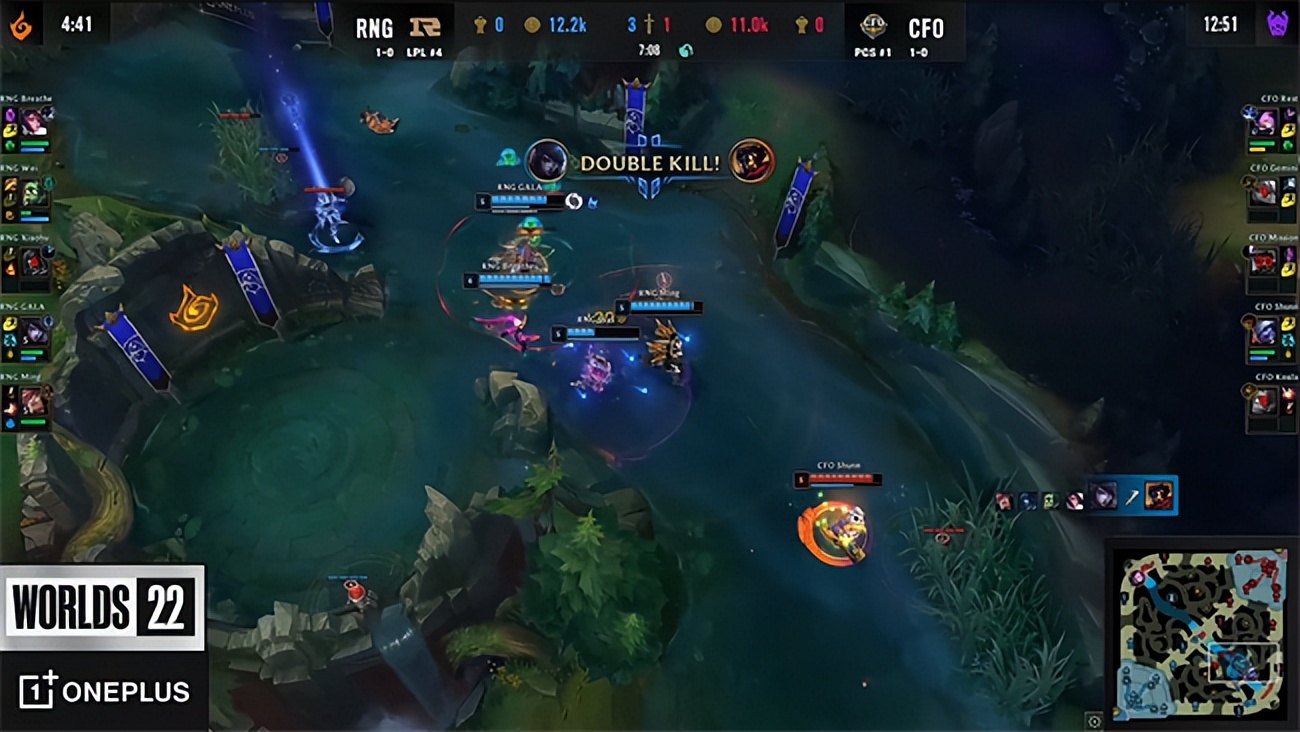 LOL-S12 group stage: Nakano Fu teamed up to start the team and it was amazing, RNG swept the CFO ...