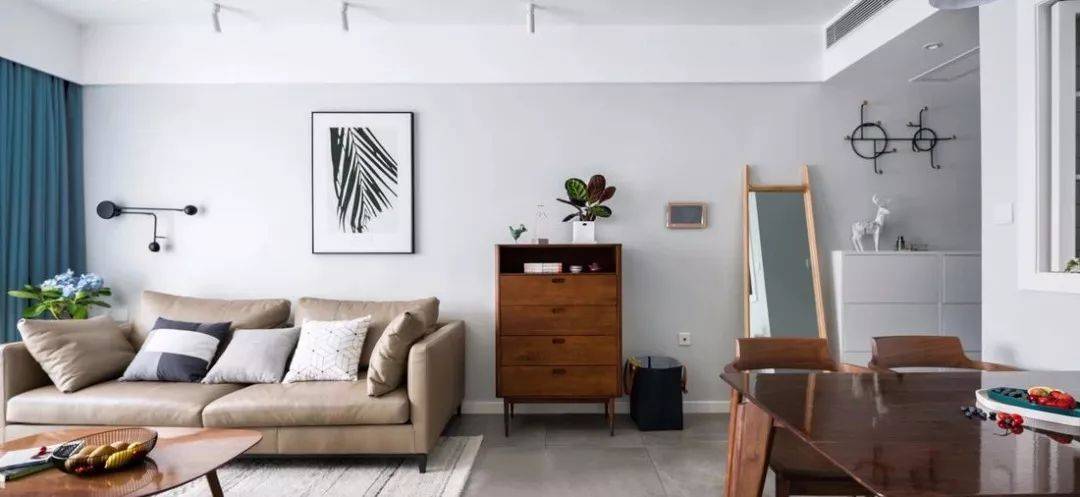 89 square meters just need a small three-bedroom, with the theme of ...