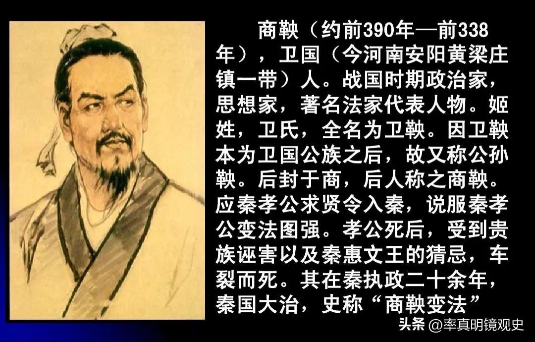 One of the reasons for the short life of the Qin Dynasty: Shang Yang's ...