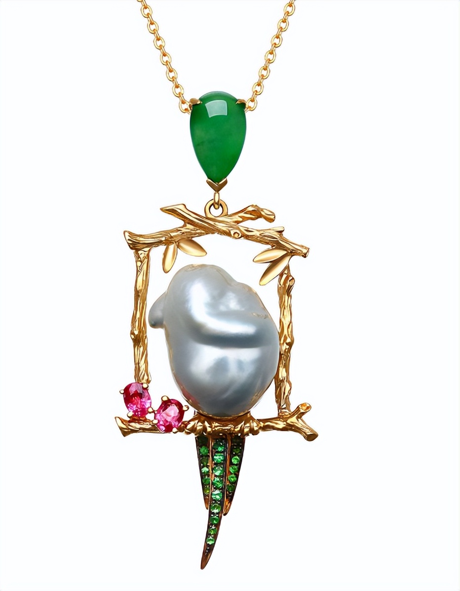 What is the application of the bird with ribbon element in the Tang ...