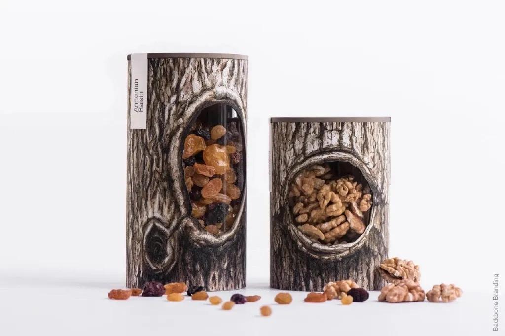 Innovative brand design of nut food in the "big tree" - iNEWS