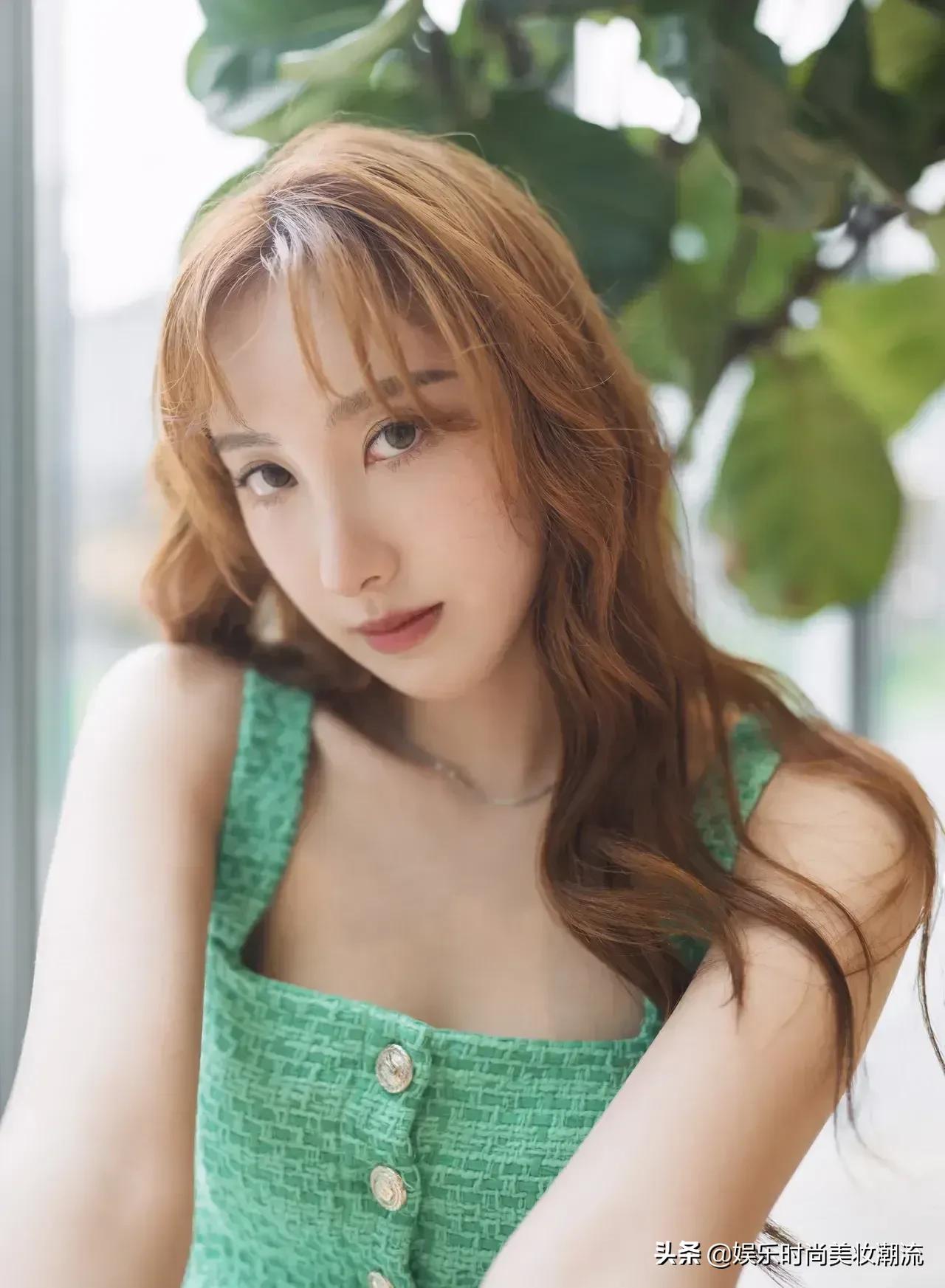 Xu Jingyun's appearance is delicate and her complexion is white and ...