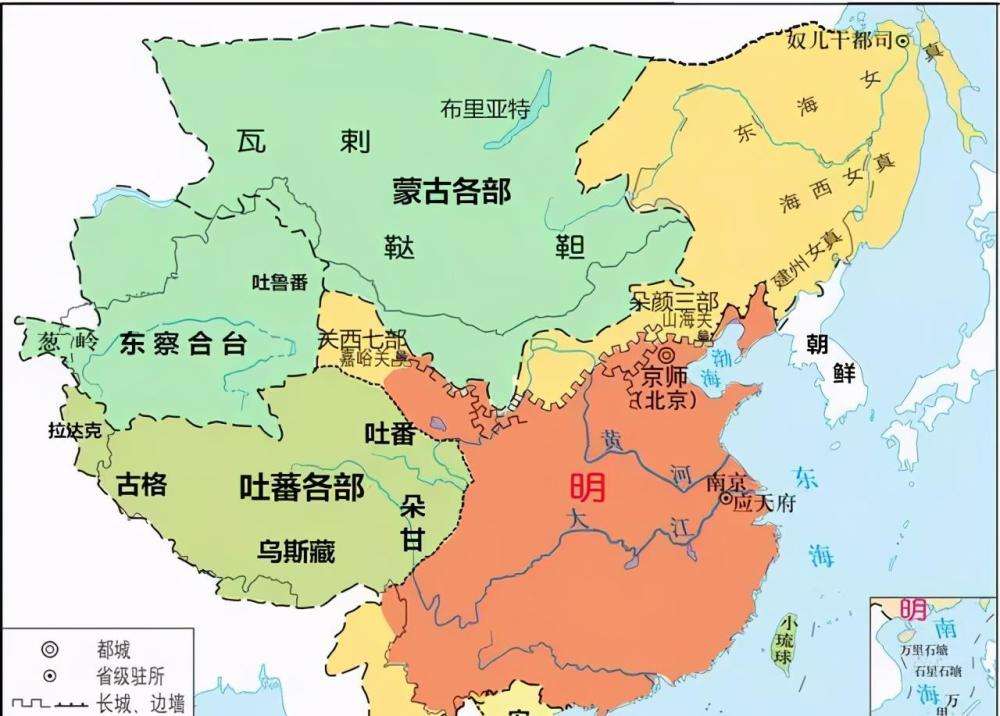 How big is the territory of the Ming Dynasty?You'll know when you see ...