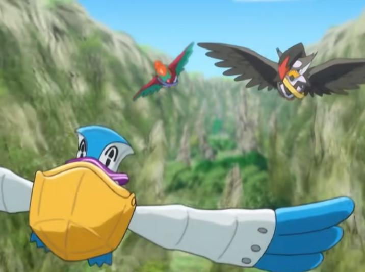[Pokémon] In the air relay competition in the Carlos area, the humming ...