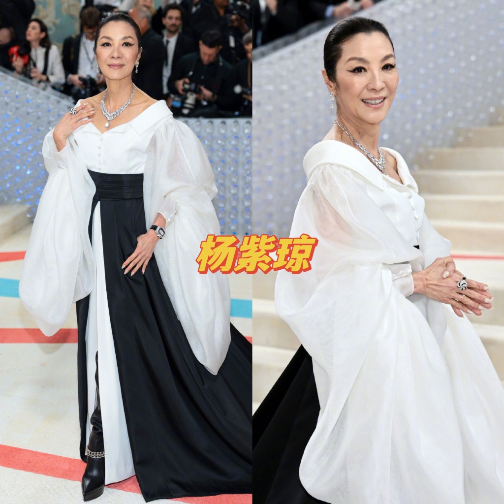 Michelle Yeoh wins, she looks younger than 40-year-old Hathaway, and ...