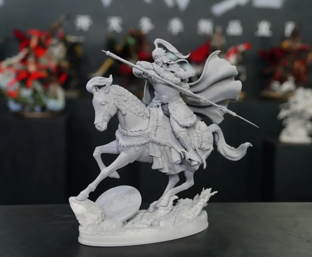 The rise of China's hand-made statue circle!This model play studio is ...