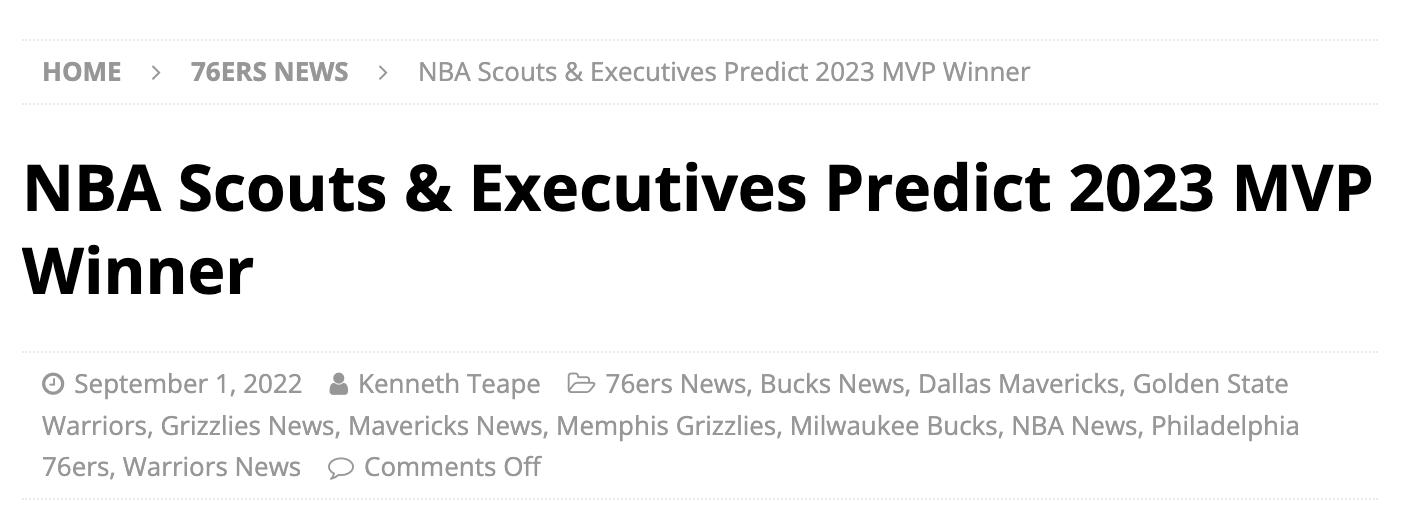 ESPN panel predicts top 5 MVP players: Alphabet leads with 5 votes ...